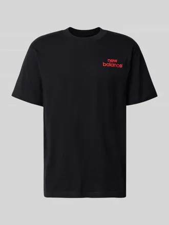 New Balance Regular Fit T-Shirt aus reiner Baumwolle Modell INTELLIGENT