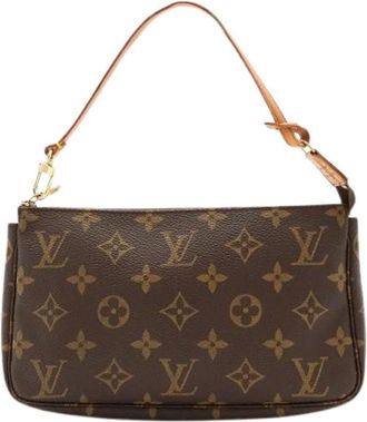 Louis Vuitton Sac bandouli&egrave;re vintage Pre-owned en toile - Femme - Pre-owned - Brun - Taille: ONE Size