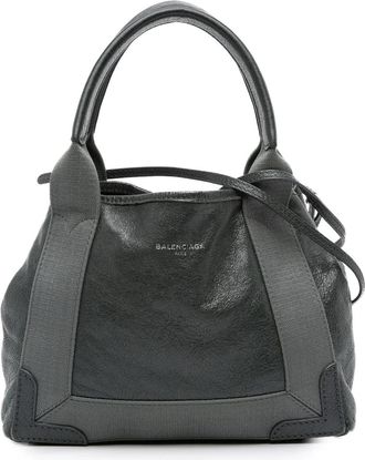 Balenciaga Hobo Bags - Leather Navy Cabas Satchel XS - Gr. unisize - in Schwarz - für Damen