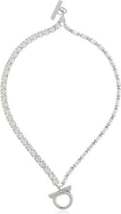 Ferragamo Femme, Accessoires, Gris, Taille: M/L Crystal Bracelet