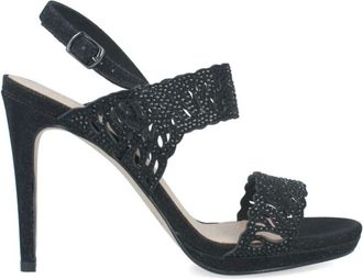 Menbur Femme, Chaussures, Noir, Taille: 36 EU Sandalo Strass