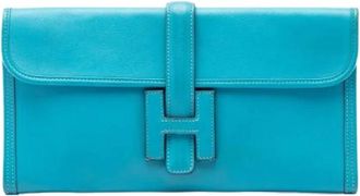 Herm&egrave;s Pre-owned Jige Elan 29 - Femme - Pre-owned - Bleu - Taille: ONE Size