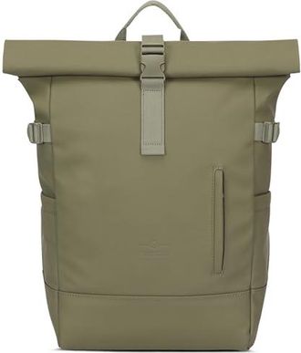 Johnny Urban Sac à dos Femme Homme Vert - Harvey Large - Casual Rolltop 21l pour le travail voyages loisirs - Sleek Series - Compartiment pour ordinateur portable