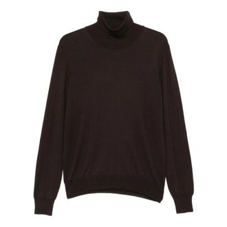 Gran Sasso Ciclista Rollkragenpullover - - Knitwear - Herren - Braun - XL