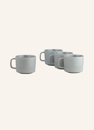 Marc O'Polo Marc Opolo 4er-Set Henkelbecher Moments grau