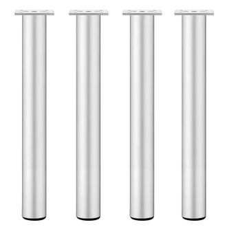 Generic 5-40CM Lange M&ouml;belf&uuml;&szlig;e Aus Aluminiumlegierung/Verstellbare Schrankf&uuml;&szlig;e Aus Metall, Inklusive Schrauben, F&uuml;r Sofas, Betten, K&uuml;che, Tische Und St&uuml;hle(Si