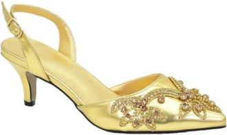 Generic Chaussures et sac pour femme - Escarpins en cristal - Pour fête de mariage - Élégant - Chaussures à talons et sac - Ensemble Italie, Une paire de chau