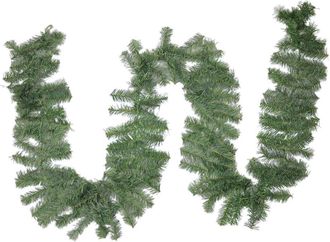 Riffelmacher & Weinberger Riffelmacher K&uuml;nstliche Tannengirlande 270 cm x 20 cm - Gr&uuml;n - Zauberhafte Advent und Weihnachtsdekoration