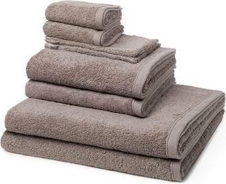 ROSS 8 teiliges Frottier-Set - Vita (2 X Wasch- 2 X Gäste- 2 X Dusch- 2 X Handtuch im Set) - 520 g/m2 - Baumwolle - Walkfrottee - saugstark - weich und fla