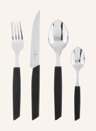Victorinox by Swiss Army 24-Tlg. Besteck-Set Swiss Modern schwarz