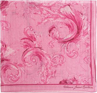 Versace Jeans Couture Femme, Accessoires, Rose, Taille: ONE Size Scarf with barocco pattern