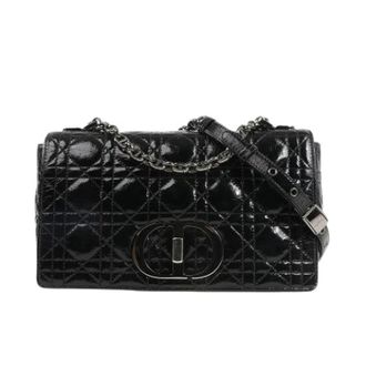 Dior Sac bandouli&egrave;re Pre-owned Caro Medium &agrave; cha&icirc;ne - Femme - Pre-owned - Noir - Taille: ONE Size