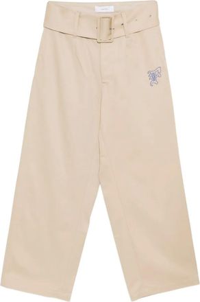 Facetasm pantalon à logo brodé - Tons neutres