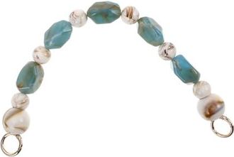 Frcolor Cha&icirc;ne de Paquet &agrave; Main Vintage en R&eacute;sine Peinte la Main avec Perles Acryliques Sangle Courte 38 Cm Accessoire Chic Femme Usage Quotidien