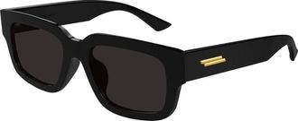 Bottega Veneta Femme, Accessoires, Noir, Taille: ONE Size Ultrathin Squared Lunettes de soleil
