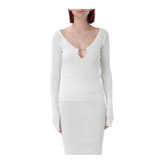 Jacquemus Damen, Oberteile, Weiß, XLGröße