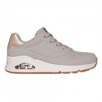 Skechers Uno Stand On Air Sneaker f&uuml;r Damen, Keilabsatz (Beige)