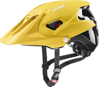 Uvex quatro integrale - extrem leichter MTB-Helm für Damen und Herren - individuelle Größenanpassung - verstellbarer Schirm - sunbee-black matt - 56-61 cm
