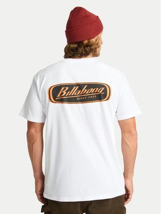 Billabong T-Shirt Runner Up EBYZT00361 Wei&szlig; Regular Fit
