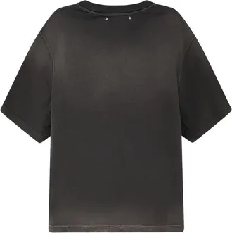 Golden Goose Logo Graphic Print T-Shirt - Black