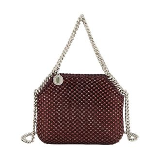 Stella McCartney Femme, Sacs, Brun, Taille: ONE Size Falabella Tiny Crystal Tote