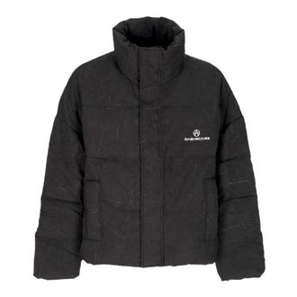 Acupuncture Schwarze Daunenjacke mit hohem Kragen - - Jackets - Herren - Schwarzk - M