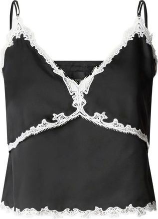 Pinko Pinko, Femme, Tops, Noir, Taille: 38 FR Haut sans manches