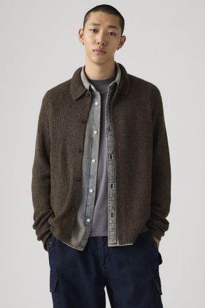 Levi's Catalina Cardigan - Homme - Marron / Chocolate Brown Heather - XL