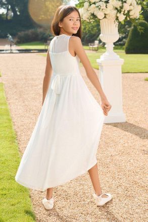 Lipsy Maxikleid Lipsy festliches Maxikleid mit gebl&uuml;mtem Mesh (1-tlg)