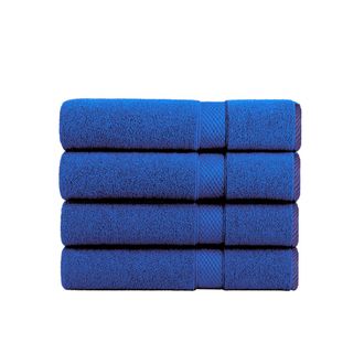 Egeria Diamant Handt&uuml;cher, 50 x 100 cm, weiches und saugf&auml;higes Handt&uuml;cher-Set f&uuml;r Bad, Dusche und den t&auml;glichen Gebrauch, 4er-Pack, Royal