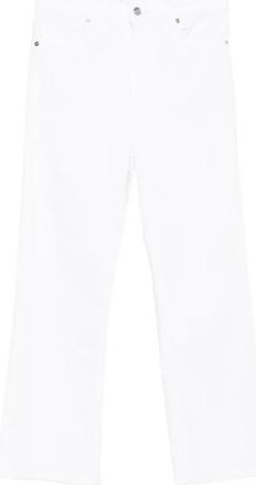 Frame Denim Femme, Jeans, Blanc, Taille: W26 The Reboot Crop