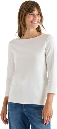 Cecil Basic U-Boot Shirt Vanilla White XXL