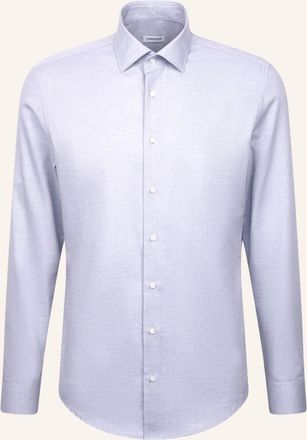 Seidensticker Seidensticker Flanellhemd Shaped Fit blau