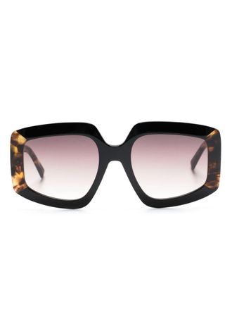 Missoni lunettes de soleil &agrave; effet &eacute;caille de tortue - Marron