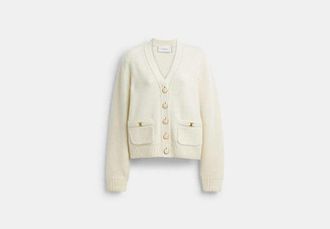 Coach Cardigan mit Heritage C