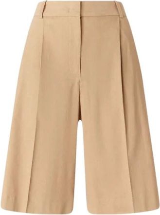 Pinko Pinko, Femme, Shorts, Beige, Taille: 38 FR Bryana Bermuda Shorts