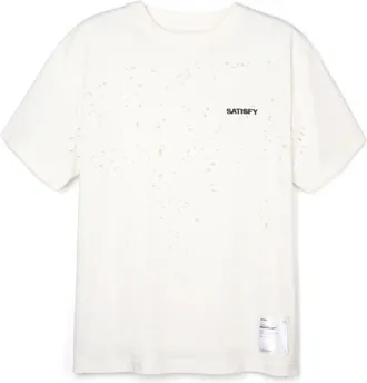 SATISFY Satisfy, Homme, Tops, Blanc, Taille: XL T-Shirt MothTech
