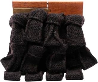 Bottega Veneta Pre-owned Knit Clutch - Femme - Pre-owned - Brun - Taille: ONE Size