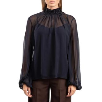Max Mara Bluse - - Blouses & Shirts - Damen - Blau - S
