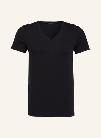 Hanro V-Shirt Cotton Superior schwarz