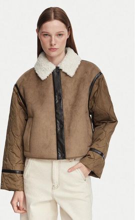 Max Mara Kunstfellmantel Gessati 2625486011 Hellbraun Regular Fit