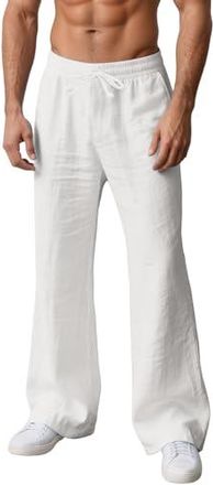 Generic Jogging Homme Pantalon Jogging Homme Pantalon Survetement Homme Confortable Classique - Pantalon &Eacute;vas&eacute; L&eacute;ger Toute Saison - Ample, Confortable, Id&eacute;al 