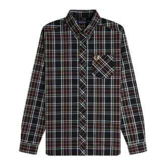 Fred Perry Chemise M2433 102 - Homme - Chemises - Multicolore - Taille: XL