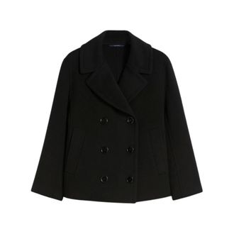 Max Mara Femme, Vestes, Noir, Taille: 36 FR Veste crois&eacute;e