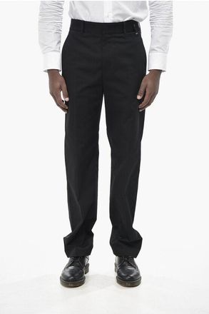 Fendi Solid Stretch Cotton Trousers size 48