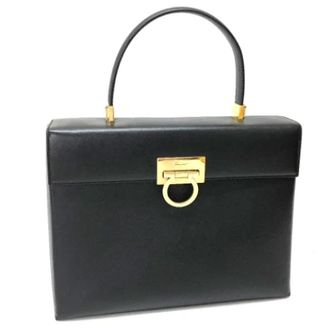 Ferragamo Pre-owned Leder Handtaschen - - Pre-owned - Damen - Schwarzk - ONE SIZE