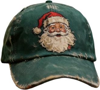 Generic Casquette de baseball de P&egrave;re No&euml;l vintage brod&eacute;e r&eacute;glable | Pour la famille, les amis, l&eacute;pouse, le mari, la maman, le papa, les amoureux
