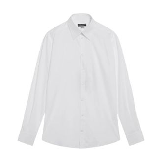 Dolce & Gabbana Martini Fit Popeline Hemd - - Shirts - Herren - Wei&szlig; - 2XL