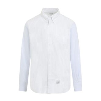 Thom Browne Homme, Chemises, Blanc, Taille: XL Chemise boutonn&eacute;e
