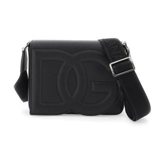Dolce & Gabbana Femme, Sacs, Noir, Taille: ONE Size Sac bandouli&egrave;re Medium Logo